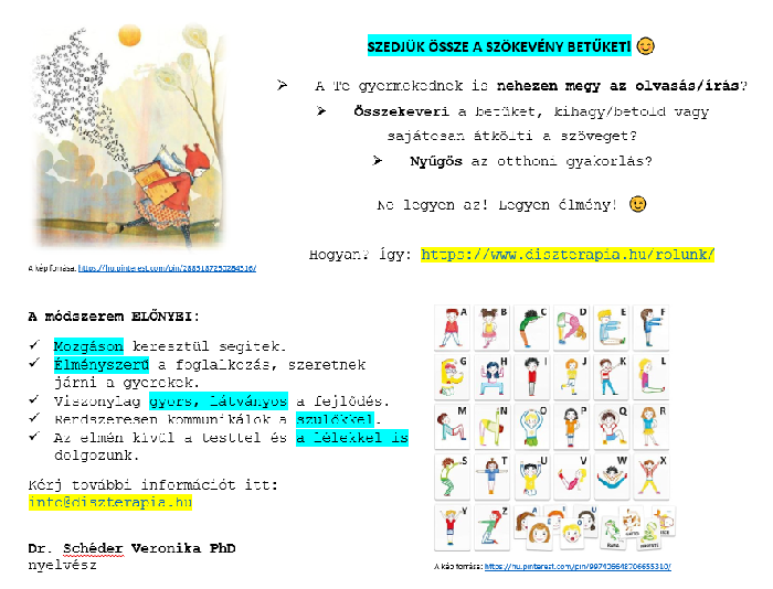 Betűbalett - új módszer a fejlesztésben! :: Integratív Diszlexia-terápia